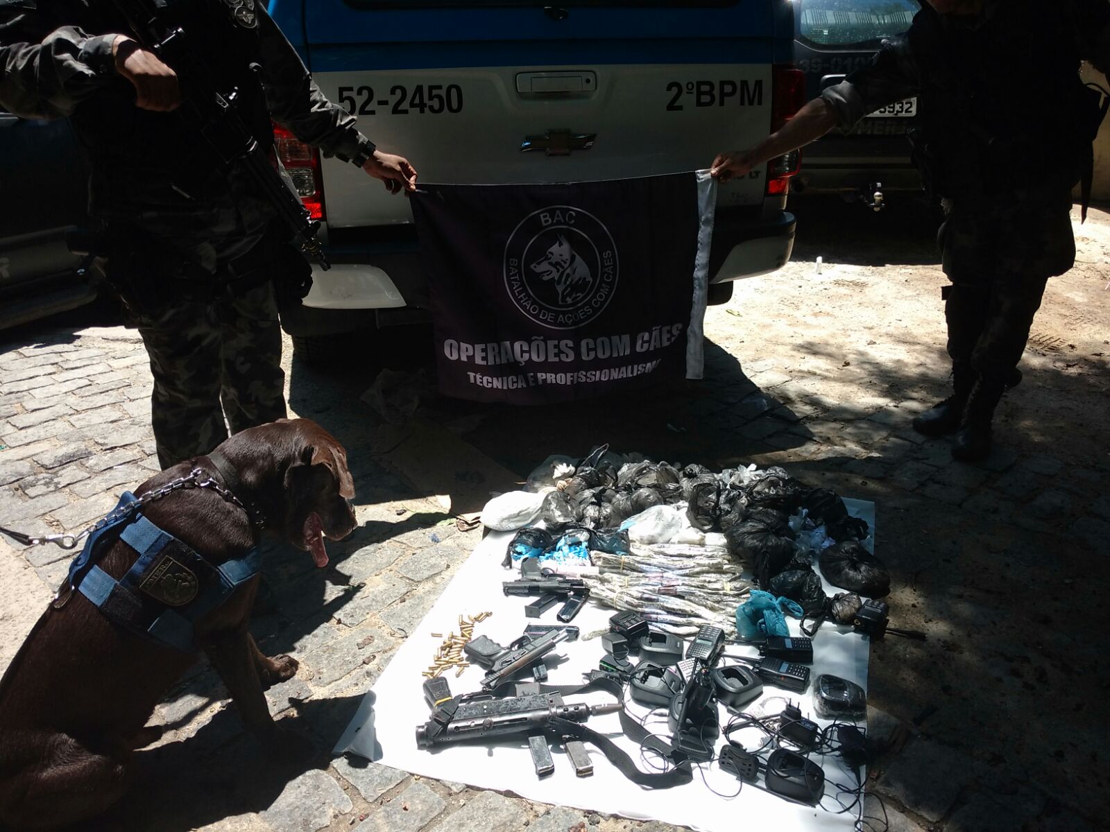 Operação conjunta BAC e 2°BPM no Flamengo – PMERJ