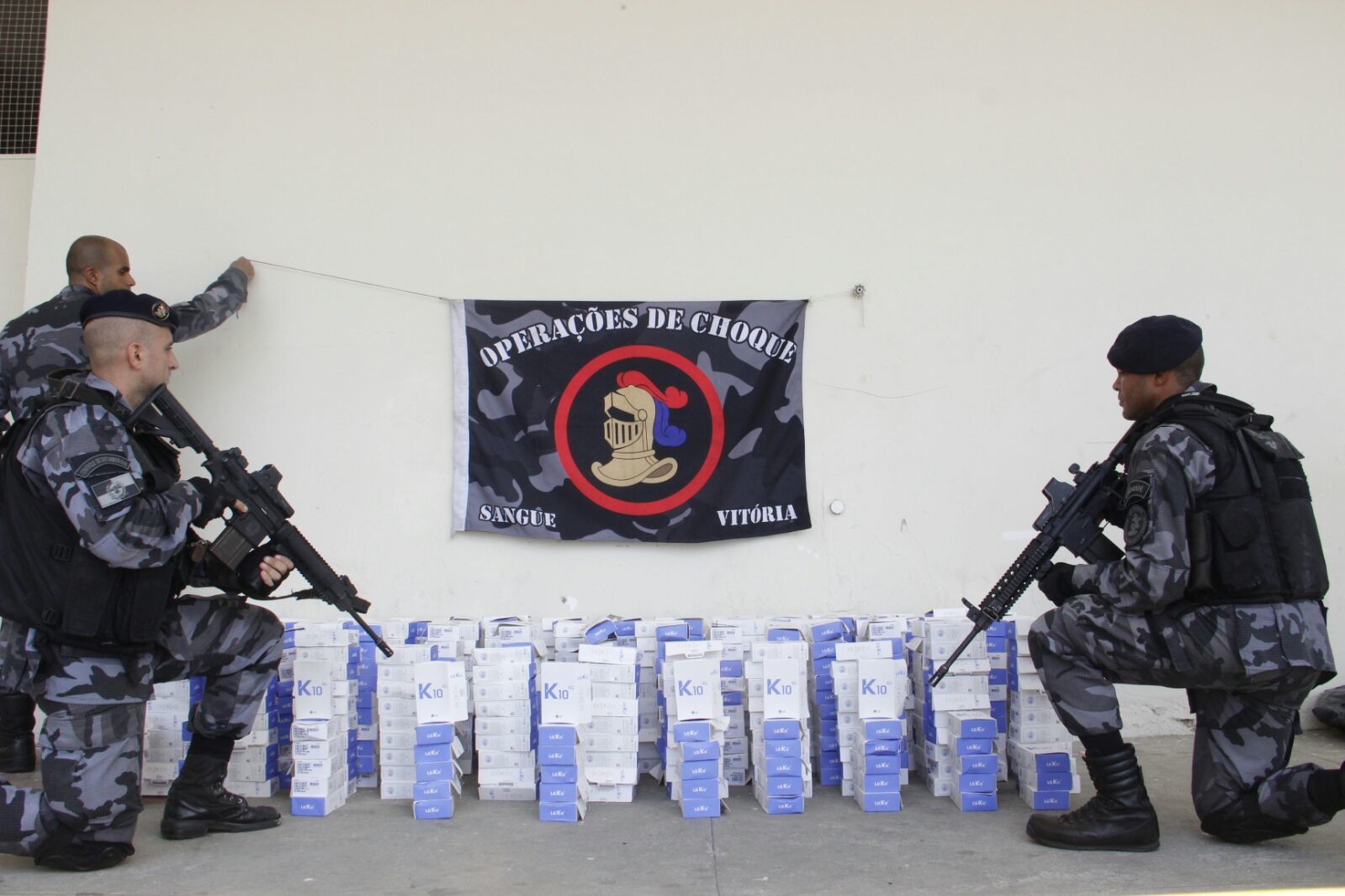 Policiais do Batalhão de Choque recuperam carga de celular no valor de ...