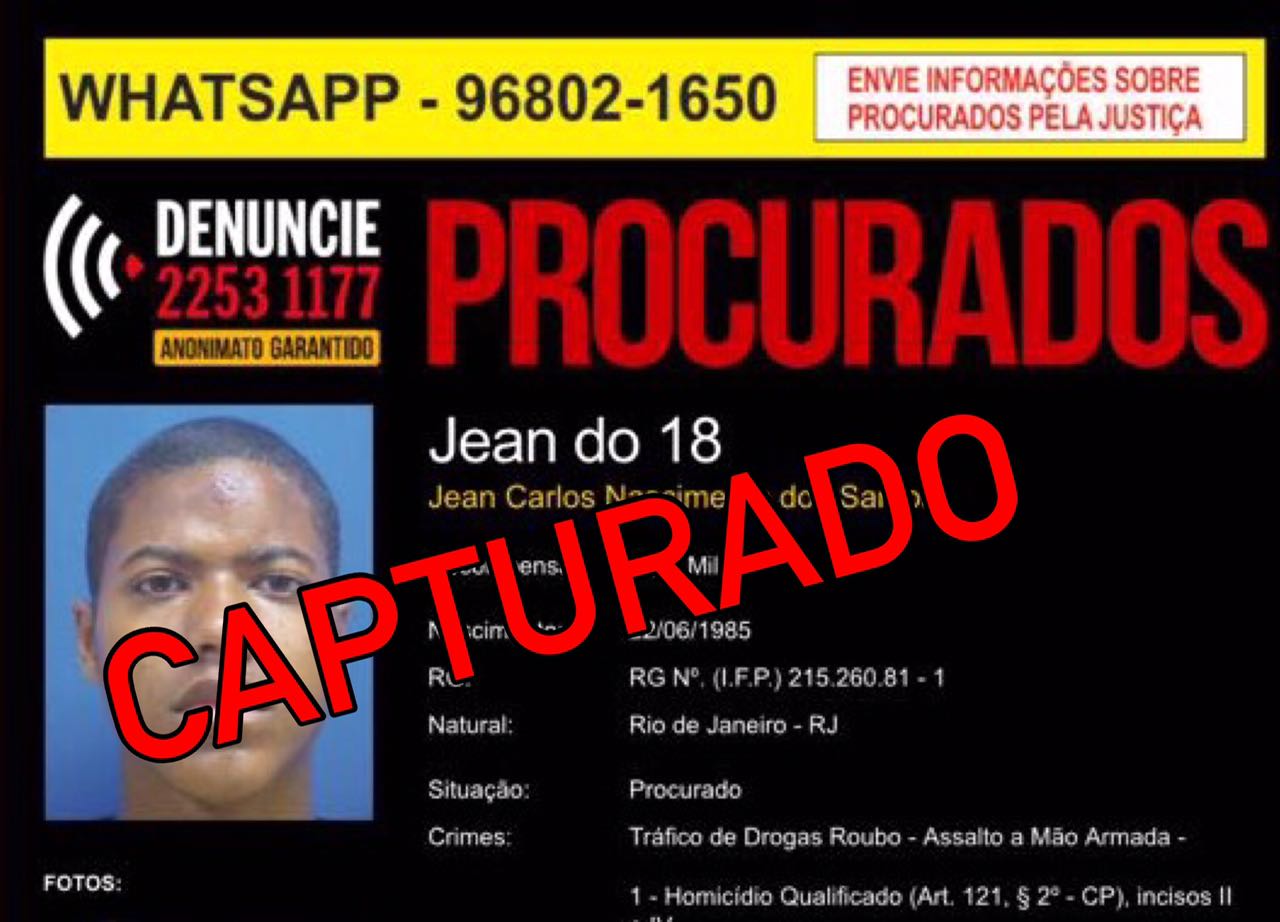 PRISÃO DO CHEFE DO TRÁFICO DO MORRO DO 18 – PMERJ